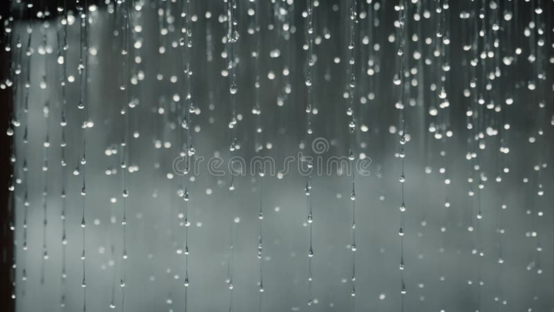 Raindrops Falling stock footage. Video of weather, texture - 347317974
