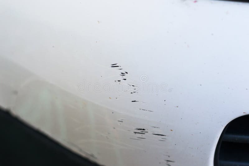 Close-up Photo of a .scratched Car Stock Photo - Image of scratched ...
