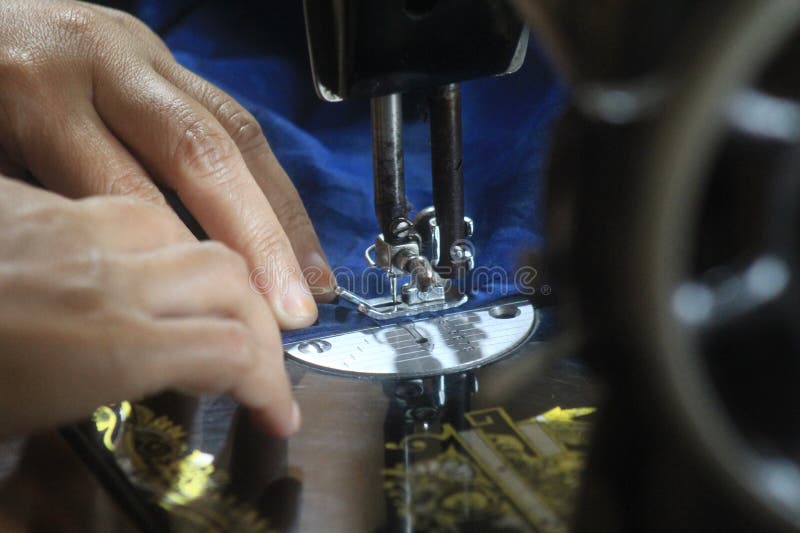 Close Up Photo of Sewing Machine for Sewing Cloth Stock Image - Image ...