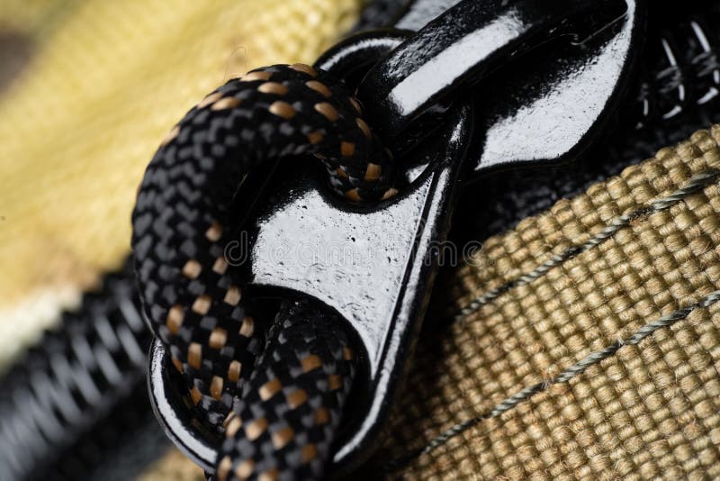 Close Up Still Life of a Green Army Tactical Backpack Stock Photo ...