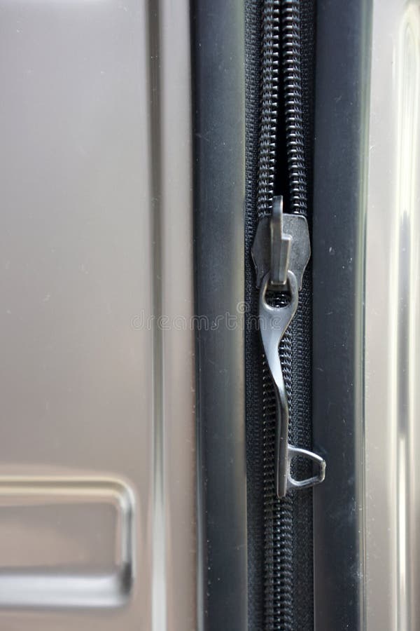 Close Up Photo of Suitcase Zipper Stock Image - Image of check, luggage ...