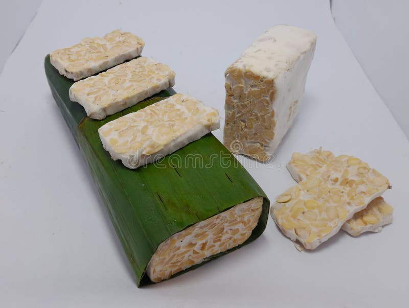 Close-up Photo of Tempeh that Has Been Opened and Sliced Stock Photo ...