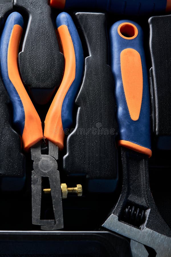 Close-up Photo of Tools for Repair, Instruments in Box Stock Image ...