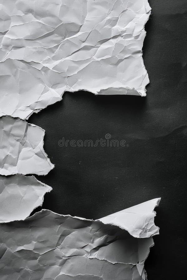 Close-up Photo of Torn Paper Texture, Perfect for Backgrounds Stock ...