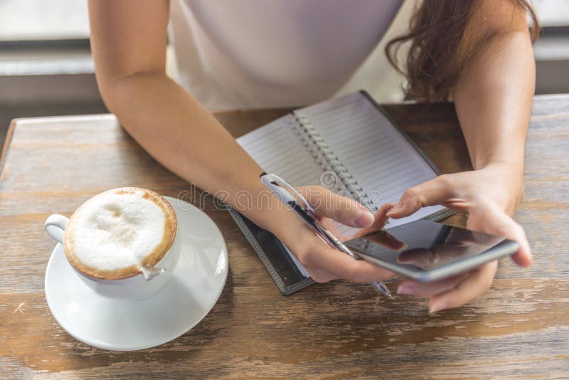 Close Up Photo of Woman Hand Using Phone Stock Photo - Image of smart ...