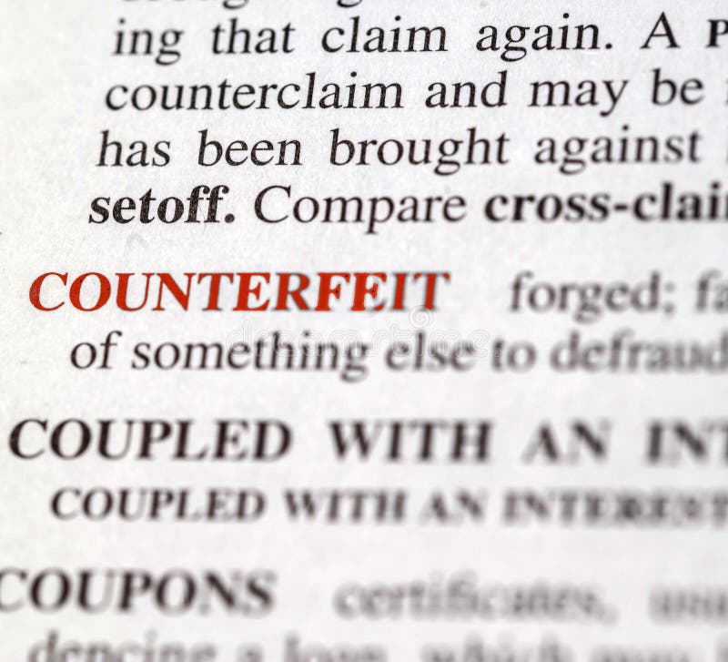 Counterfeit stock photo. Image of disavow, abnegate - 308555488