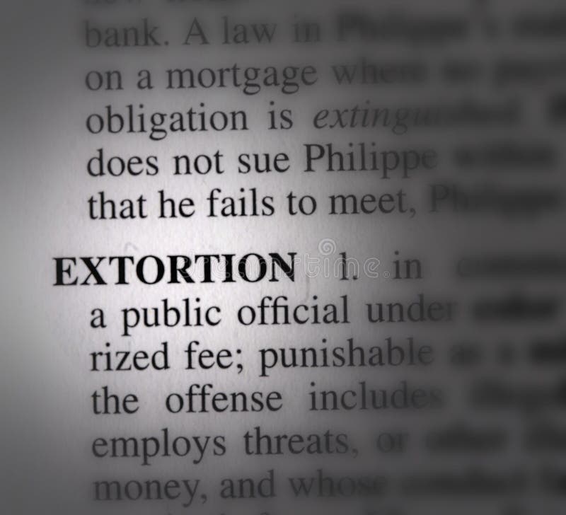 Extortion stock illustration. Illustration of paper - 310216106