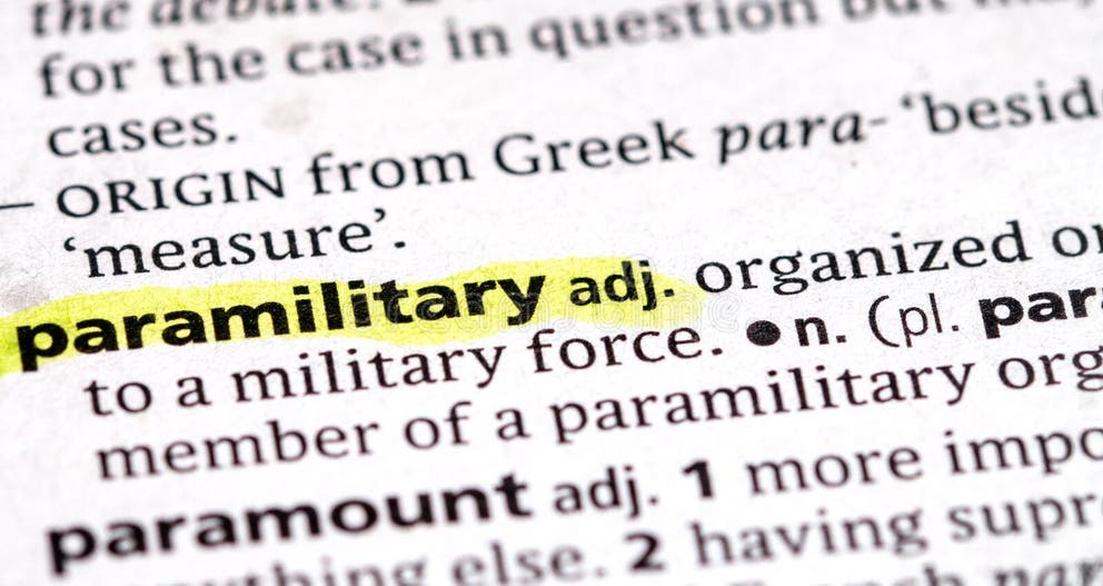 Paramilitary stock photo. Image of close, paramilitary - 265705228