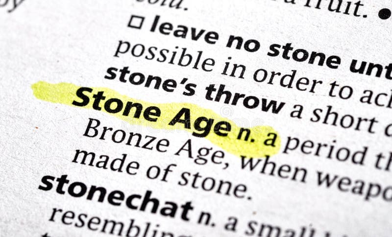 Stone age stock photo. Image of words, word, stone, ancient - 268763258