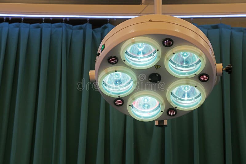 Close-up Photograph of Medical Operation Lamp Stock Photo - Image of ...