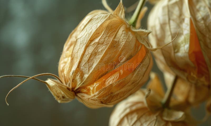 A Close-up of Physalis with the Husk Intact Stock Photo - Image of ...