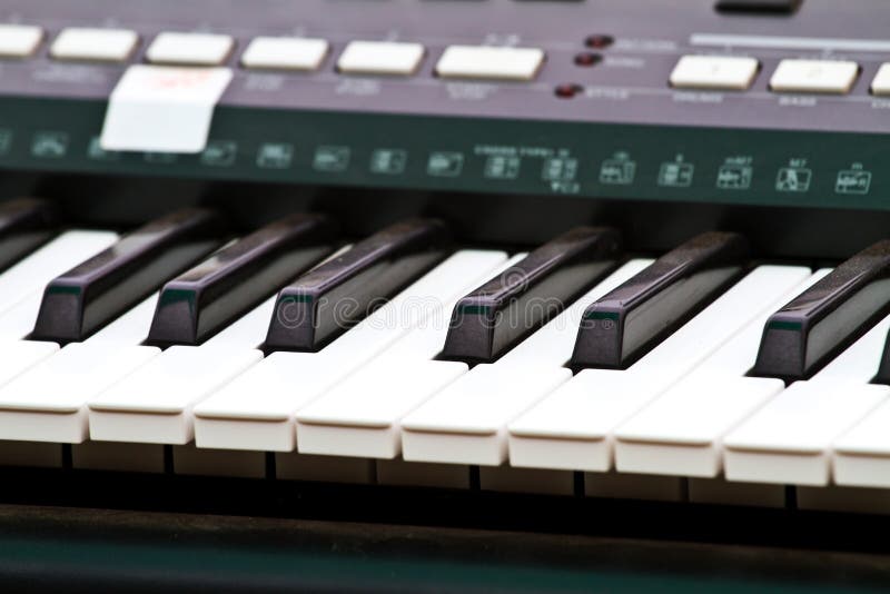 Close Up of Piano Key, Front View Stock Image - Image of organ, popular ...