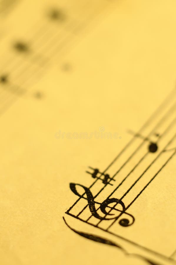Close up of music score stock photo. Image of bach, playing - 30101712