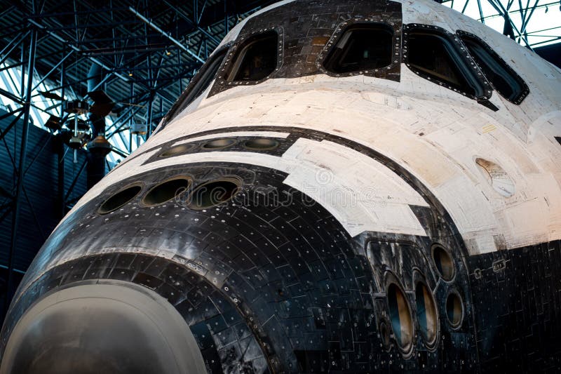 Close Up Picture of the Cockpit of a Space Shuttle Editorial Photo ...