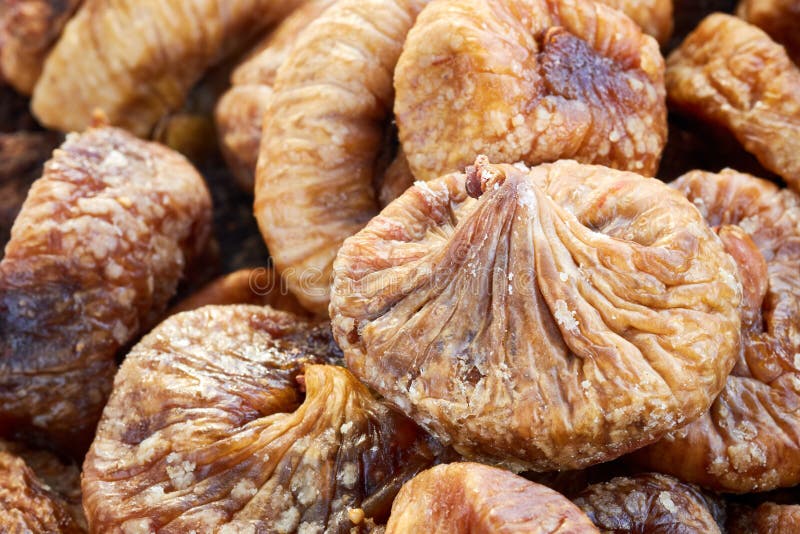 Close Up Picture of Dried Figs Stock Image - Image of dried, organic ...