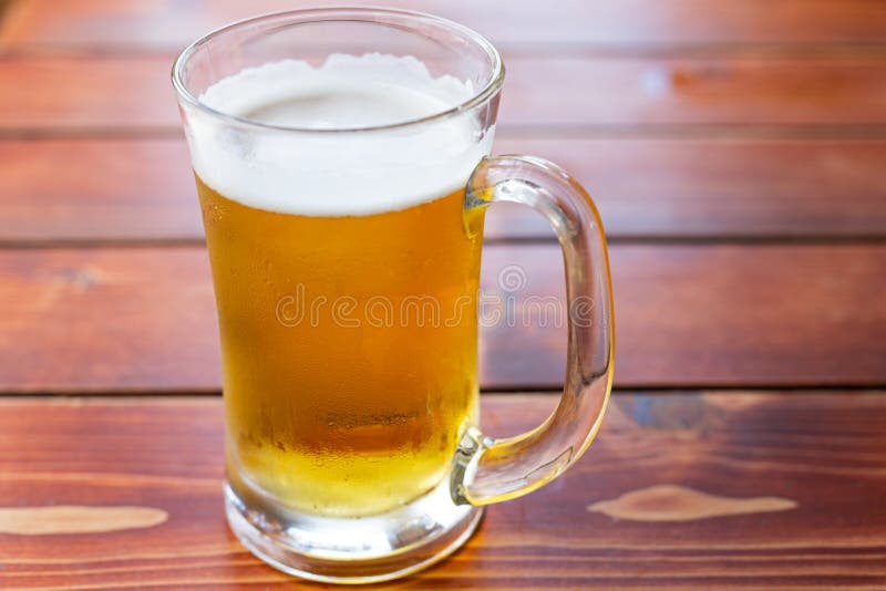 Fresh draught beer stock photo. Image of beer, delicious - 151992650