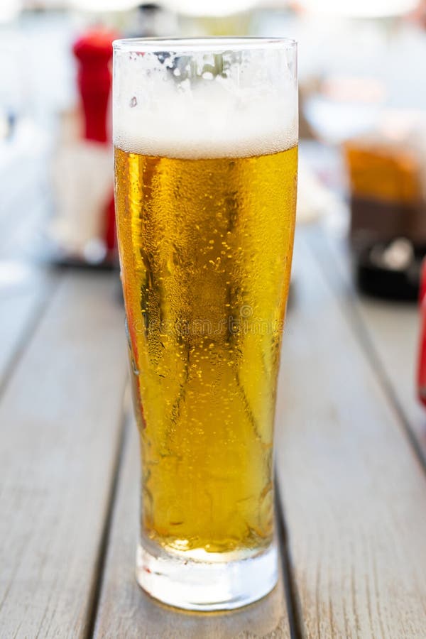 Fresh draught beer stock image. Image of delicious, cuisine - 151993083