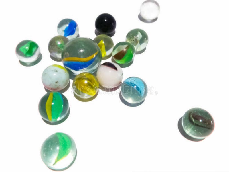 Close Up Picture of Marbles. Stock Image - Image of silver, glass ...