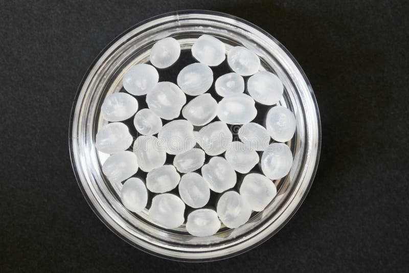 Close Up Picture of Polypropylene Pellets Stock Image - Image of ...