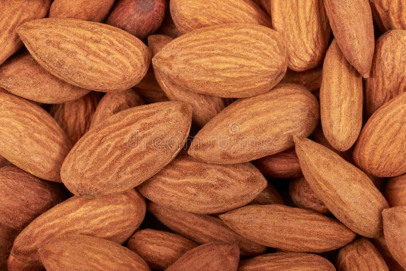 Close Up Picture of Raw Almonds Stock Image - Image of brown, healthy ...