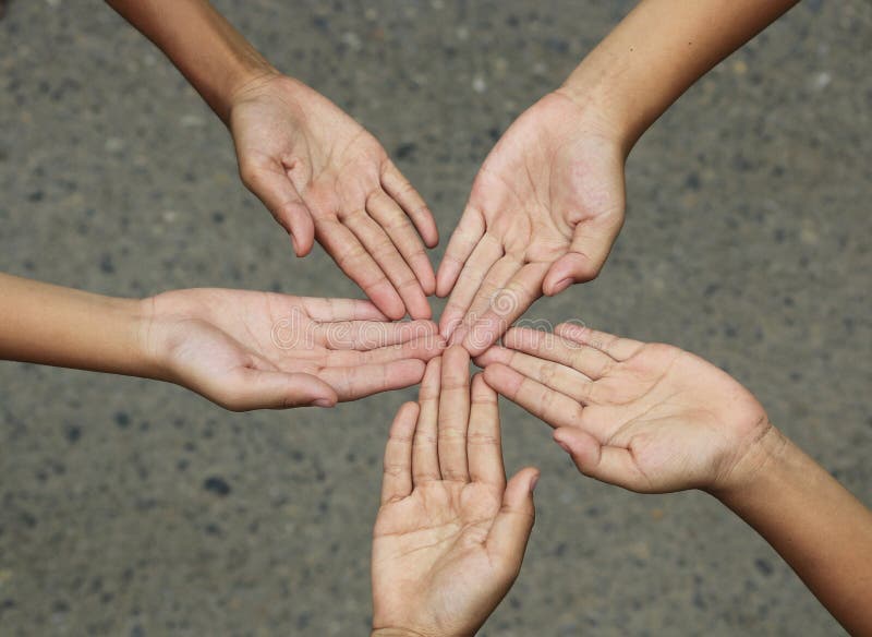 Close-up Pictures of Hands on a Blurred Background Stock Image - Image ...