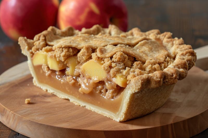 A close up of a pie stock illustration. Illustration of closeup - 302383012