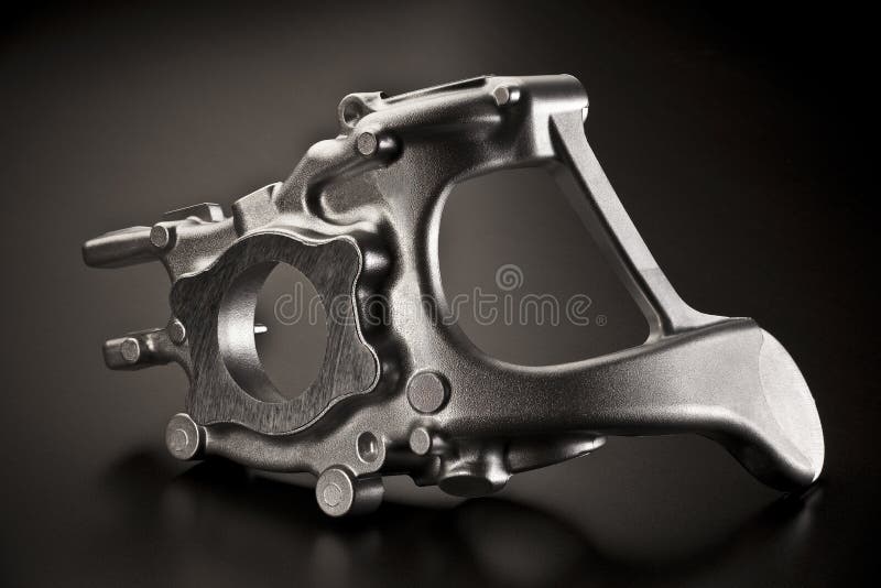 Close-up of Piece of Cast Iron. Stock Image - Image of piece, focus ...