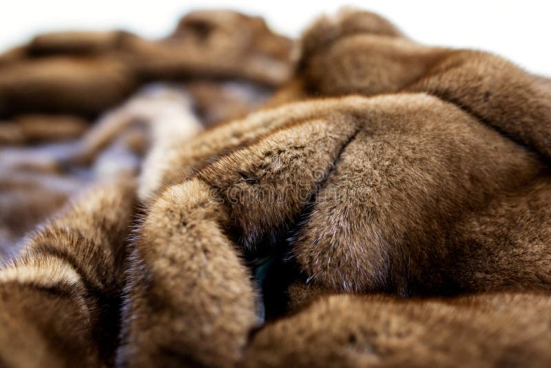 Close-up of Pieces of Brown Wool for the Whole Frame Stock Image ...