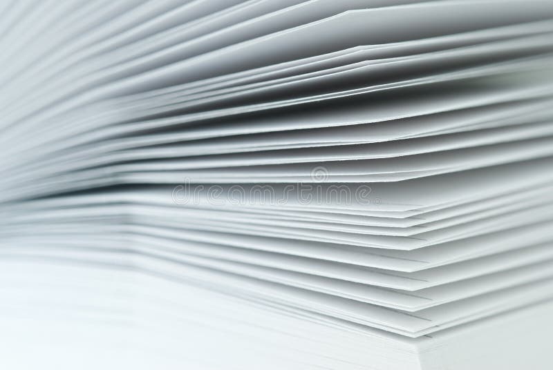 Close-up pieces of paper stock photo. Image of closeup - 31638158