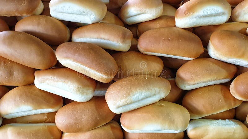 Bread bun stock image. Image of snack, baking, pattern - 134342199