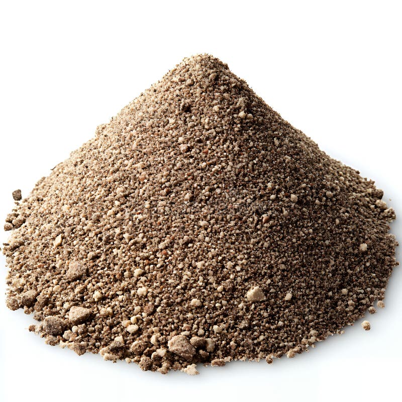 A Closeup of a Pile of Brown Sand Stock Illustration - Illustration of ...