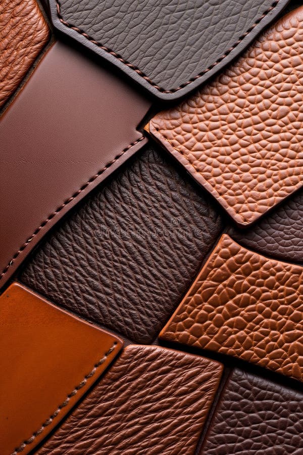 A Close Up of a Pile of Different Colored Leather Wallets Stock Image ...