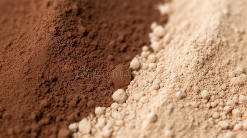 A Close Up of a Pile of Dirt and Powdered Food Stock Illustration ...
