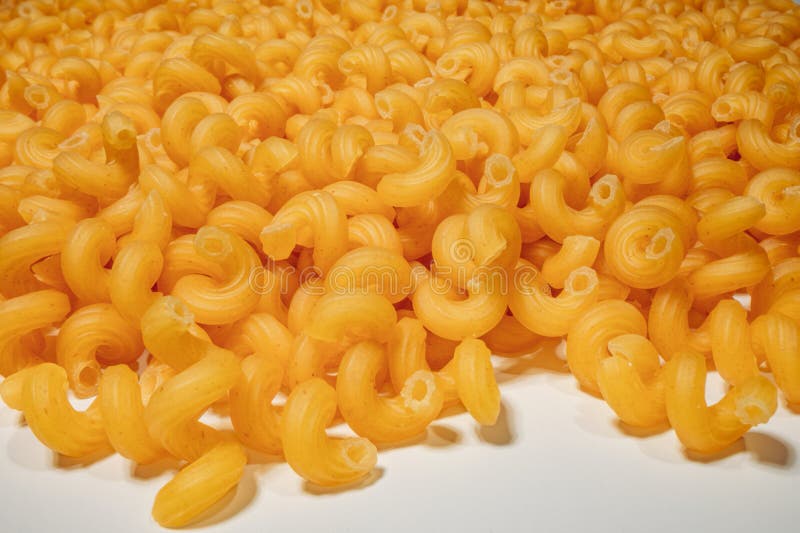 Pile of Raw Italian Fusilli Pasta Stock Photo - Image of carbohydrate ...