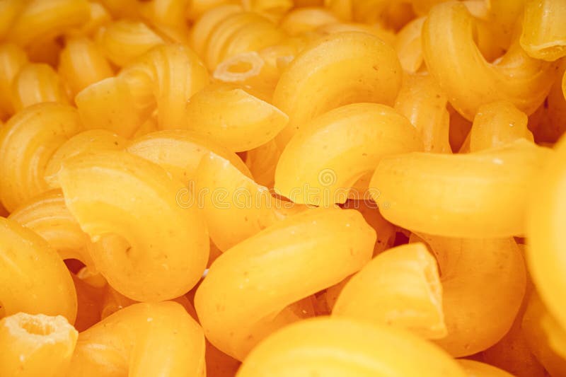 Pile of Raw Italian Fusilli Pasta Stock Photo - Image of carbohydrate ...