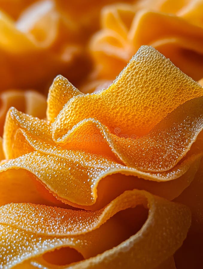 A Close Up of a Pile of Orange Peel with Water Droplets on it Stock ...