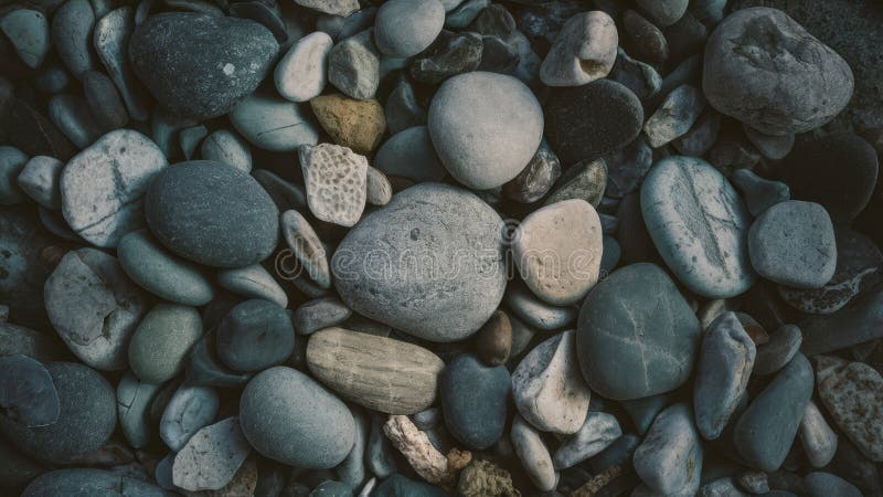 A Close Up of a Pile of Rocks and Pebbles on the Ground, AI Stock Photo ...