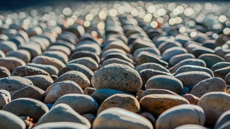 A Close Up of a Pile of Rocks with Some Pebbles, AI Stock Photo - Image ...