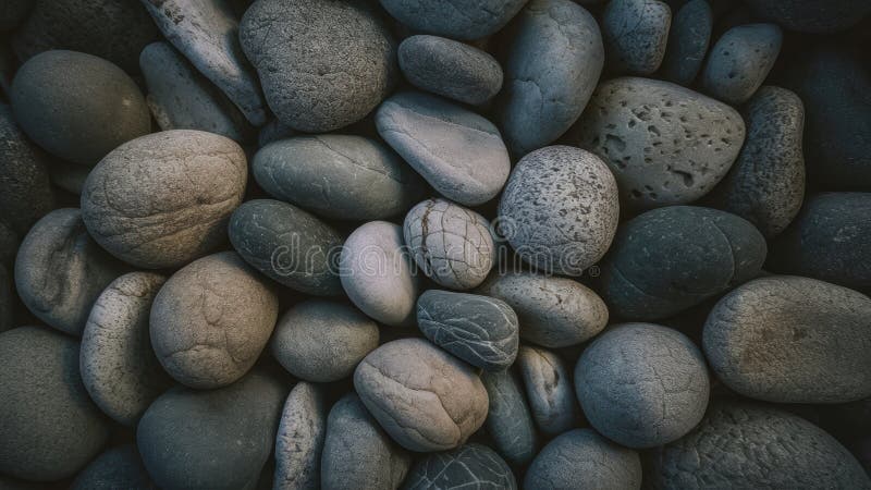 A Close Up of a Pile of Rocks and Stones, AI Stock Image - Image of ...
