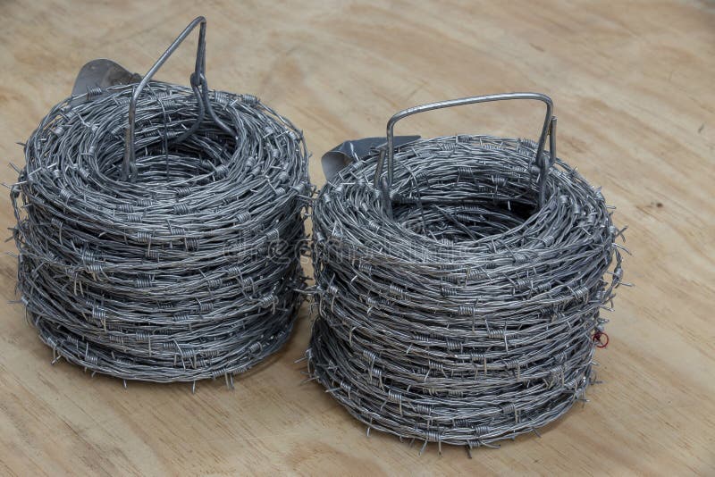 Barbed wire stock image. Image of fence, metallic, barrier - 176599405