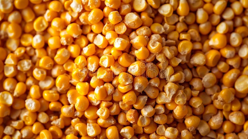 A Close Up of a Pile of Yellow Corn Kernels Stock Image - Image of ...