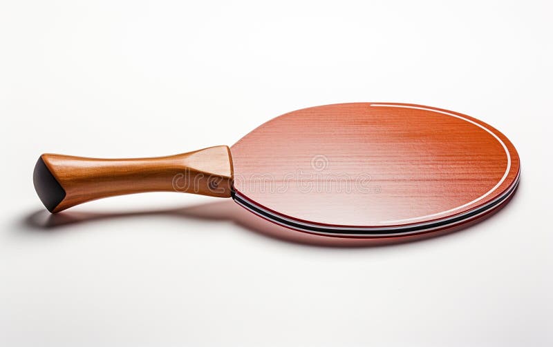 Close-Up of Ping Pong Paddle Isolated on Transparent Background ...