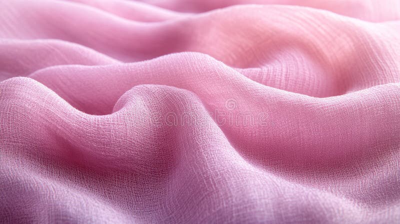 Close-up of Pink Fabric with Soft, Wavy Texture. Stock Photo - Image of ...