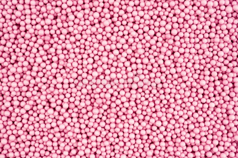 Close Up of Pink Foam Beads for the Background Stock Photo - Image of ...