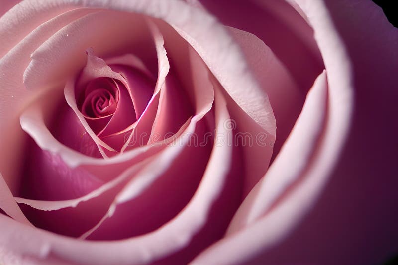 Close-up of a Pink Fresh Rose Button. Stock Illustration - Illustration ...