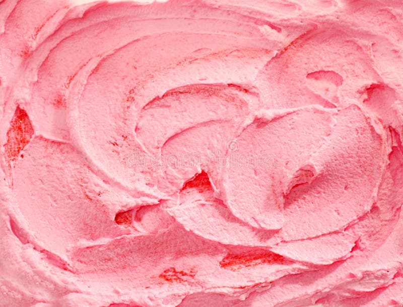Close Up of Pink Ice Cream stock image. Image of dairy - 55282507