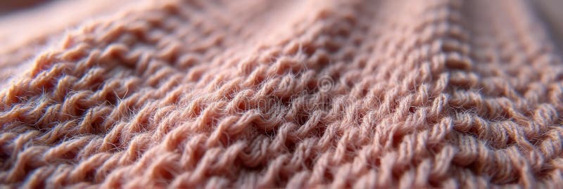 Close-up of Pink Knitted Fabric Texture with Detailed Weave Pattern ...