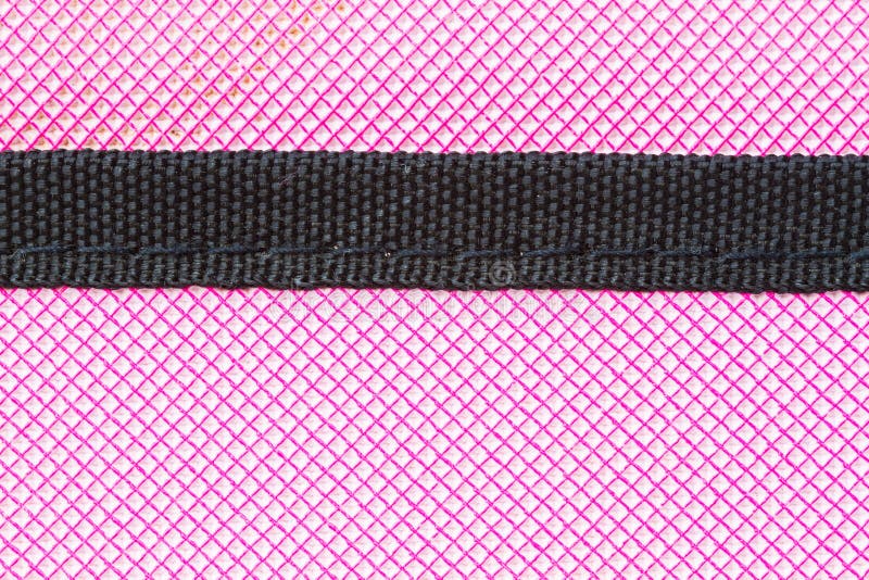 Close-up Pink Soft Case of Tablet As Background and Texture, with Black ...