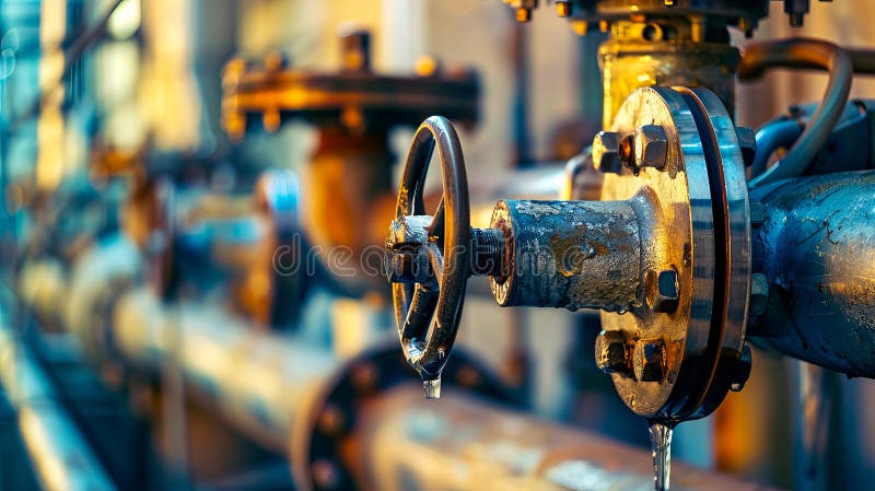 A Close Up of a Pipe with Water Dripping from it Stock Image - Image of ...
