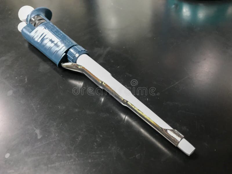 Pipette on the table stock image. Image of cloning, biology - 111320417